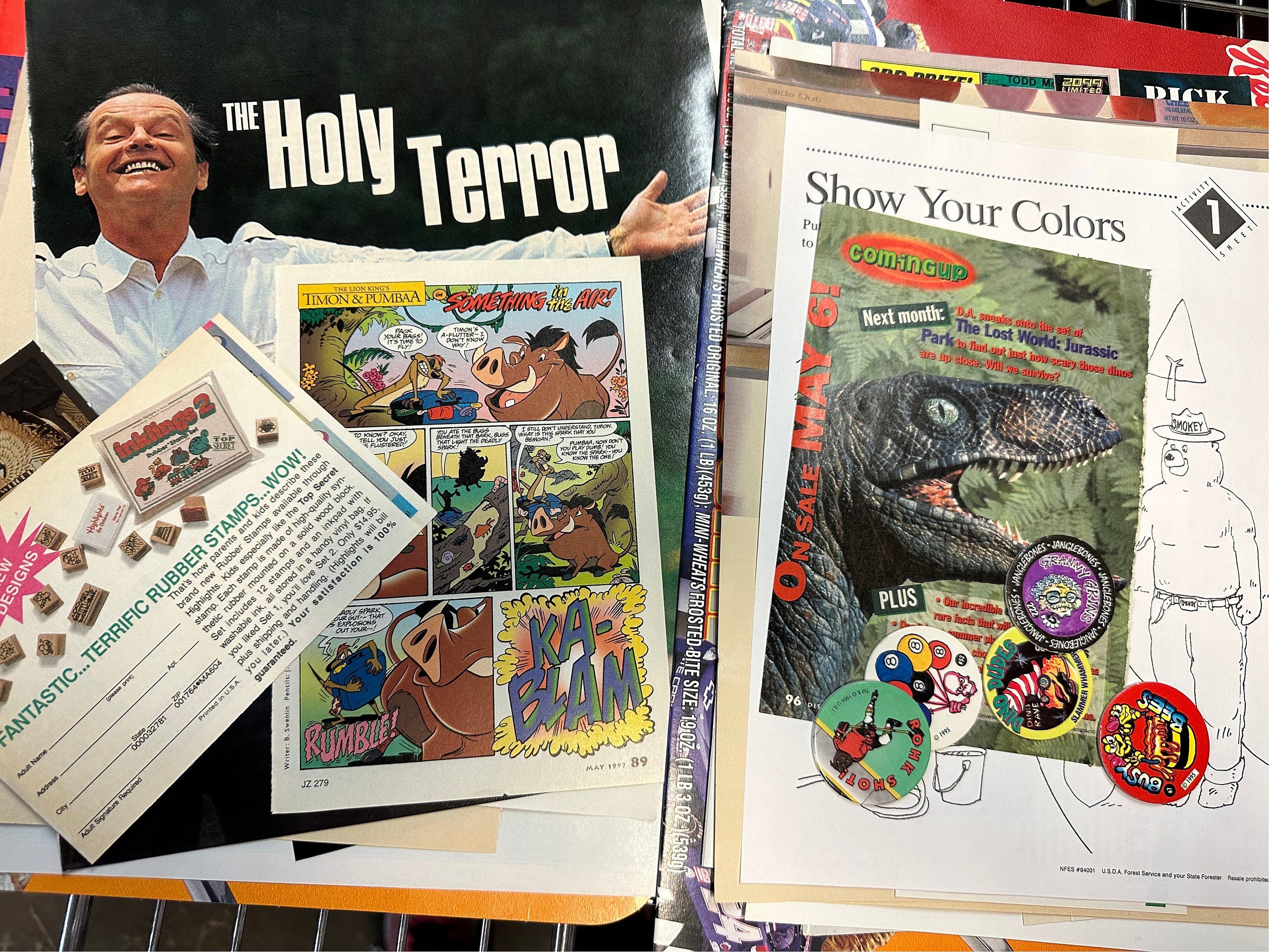 Retro 1990's Paper Ephemera Bundle - Etsy