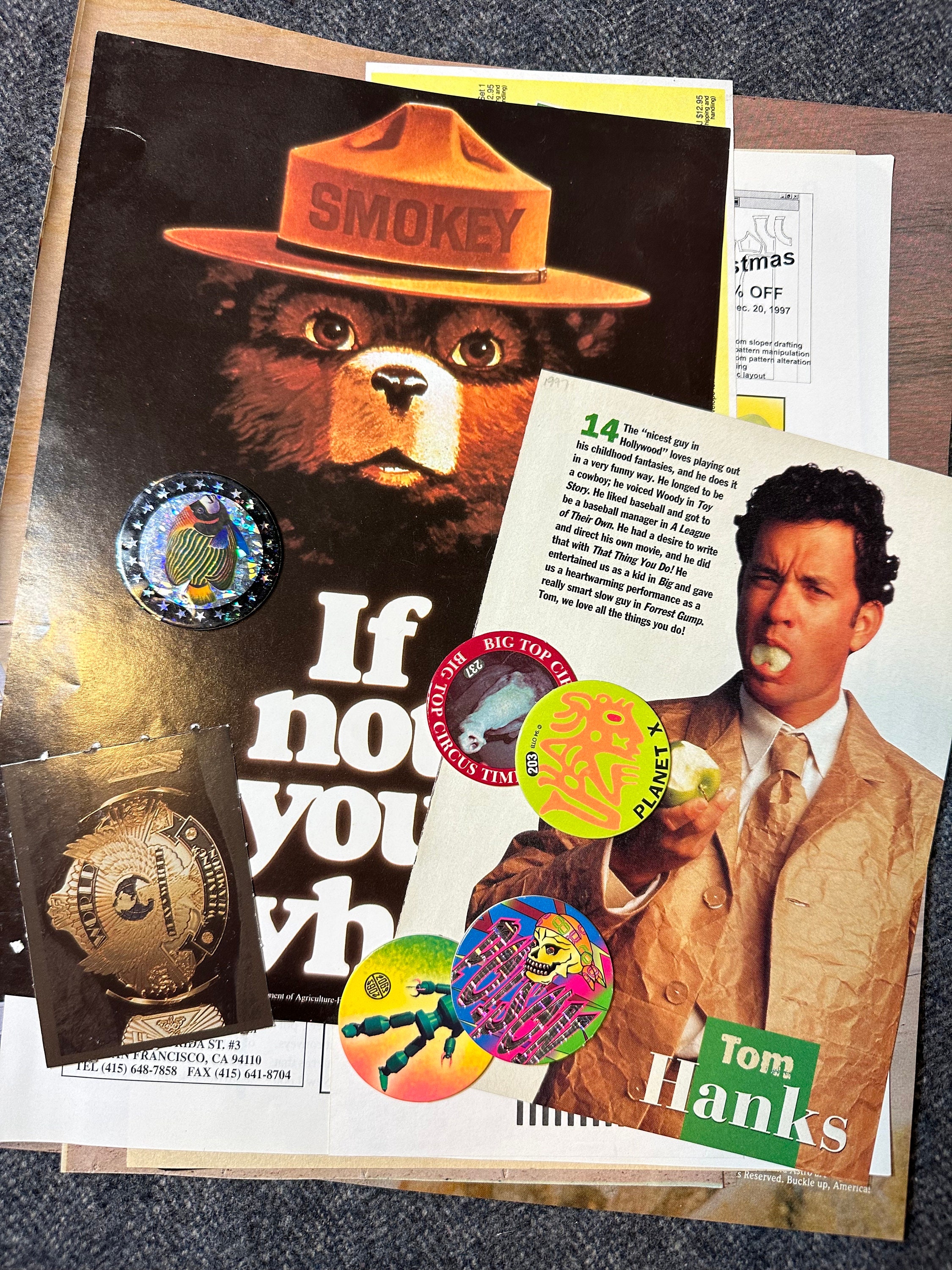 Retro 1990's Paper Ephemera Bundle - Etsy