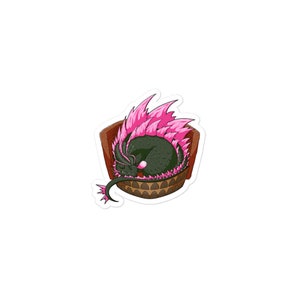 Sleepy Godzilla Sticker - Etsy