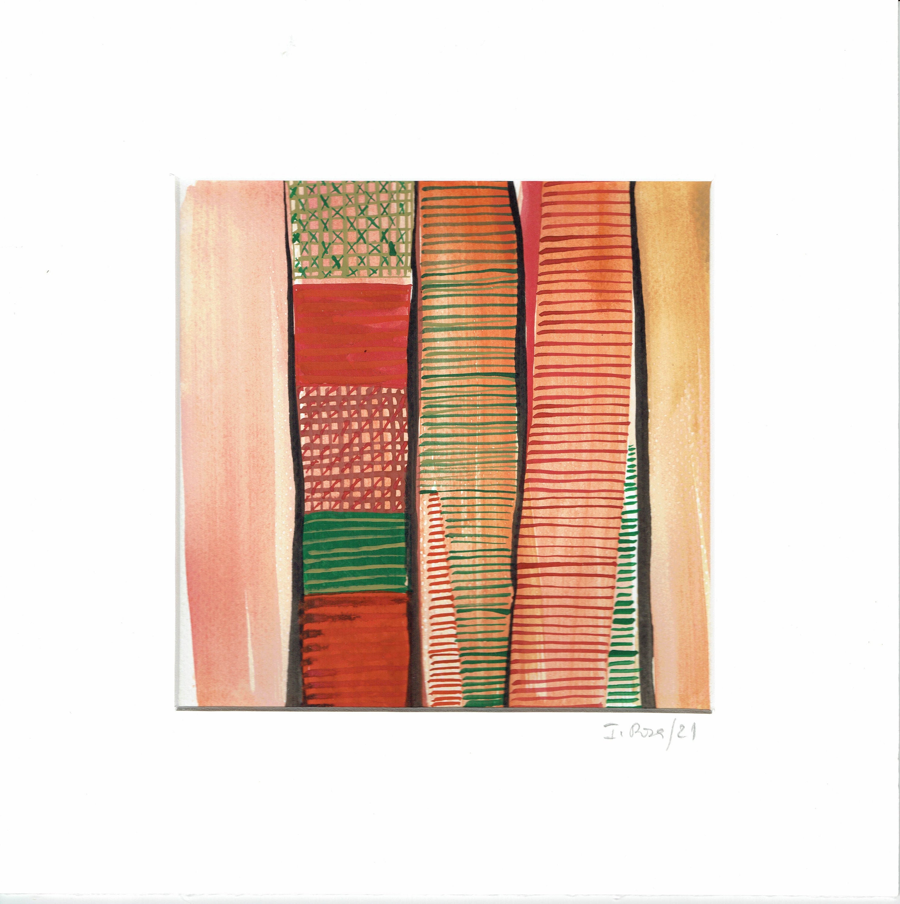 Small Art Abstract original piece of art original watercolor | Etsy