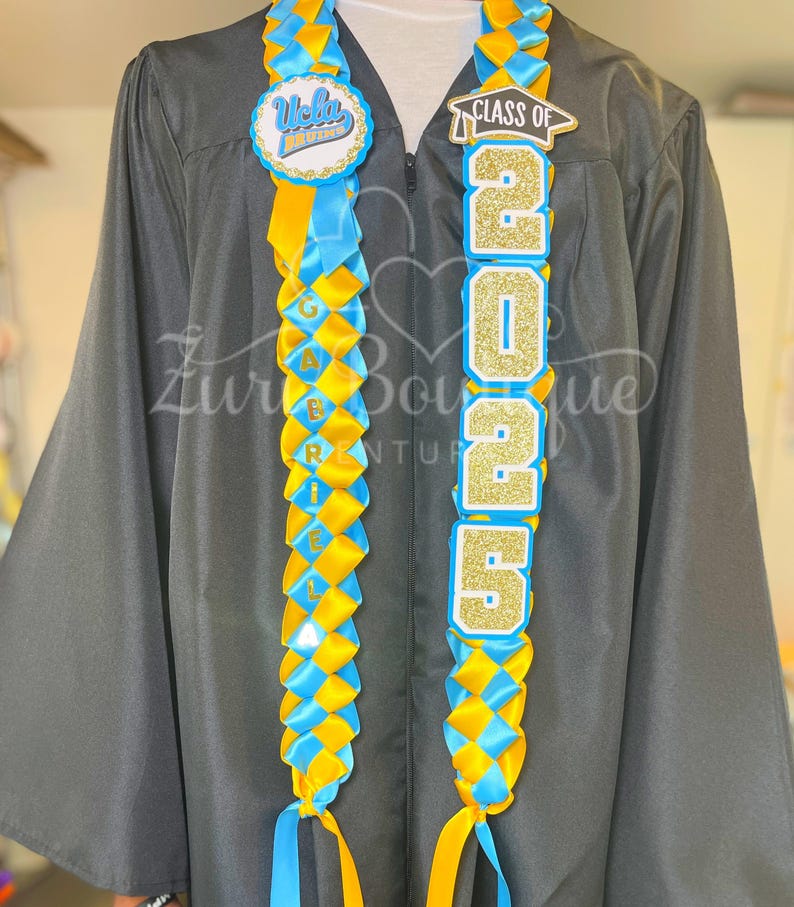 Personalized Graduation Lei With Glitter 2025 - Etsy