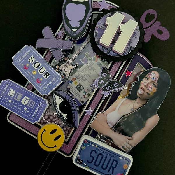 Olivia Rodrigo Cake Decor - Etsy