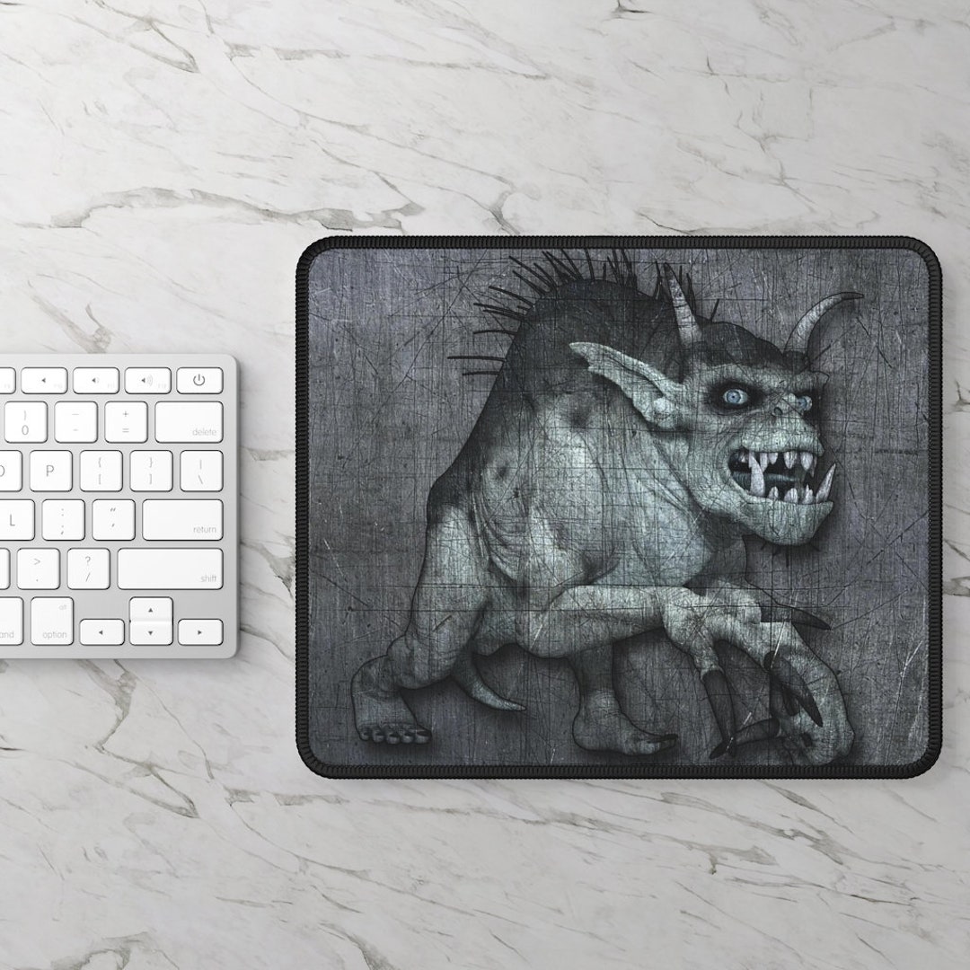 Gothic Theme Gaming Mouse Pad- Monster Mouse Pad - Etsy