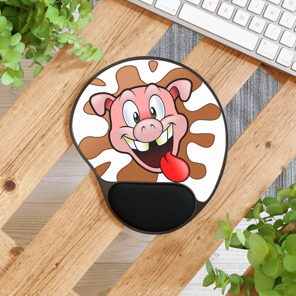 Funny Pig Wrist Rest Mouse Pad