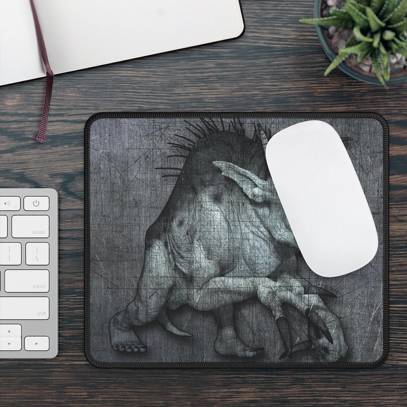 Gothic Theme Gaming Mouse Pad- Monster Mouse Pad - Etsy
