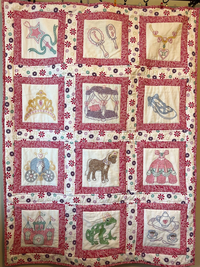 Princess Quilt - Etsy