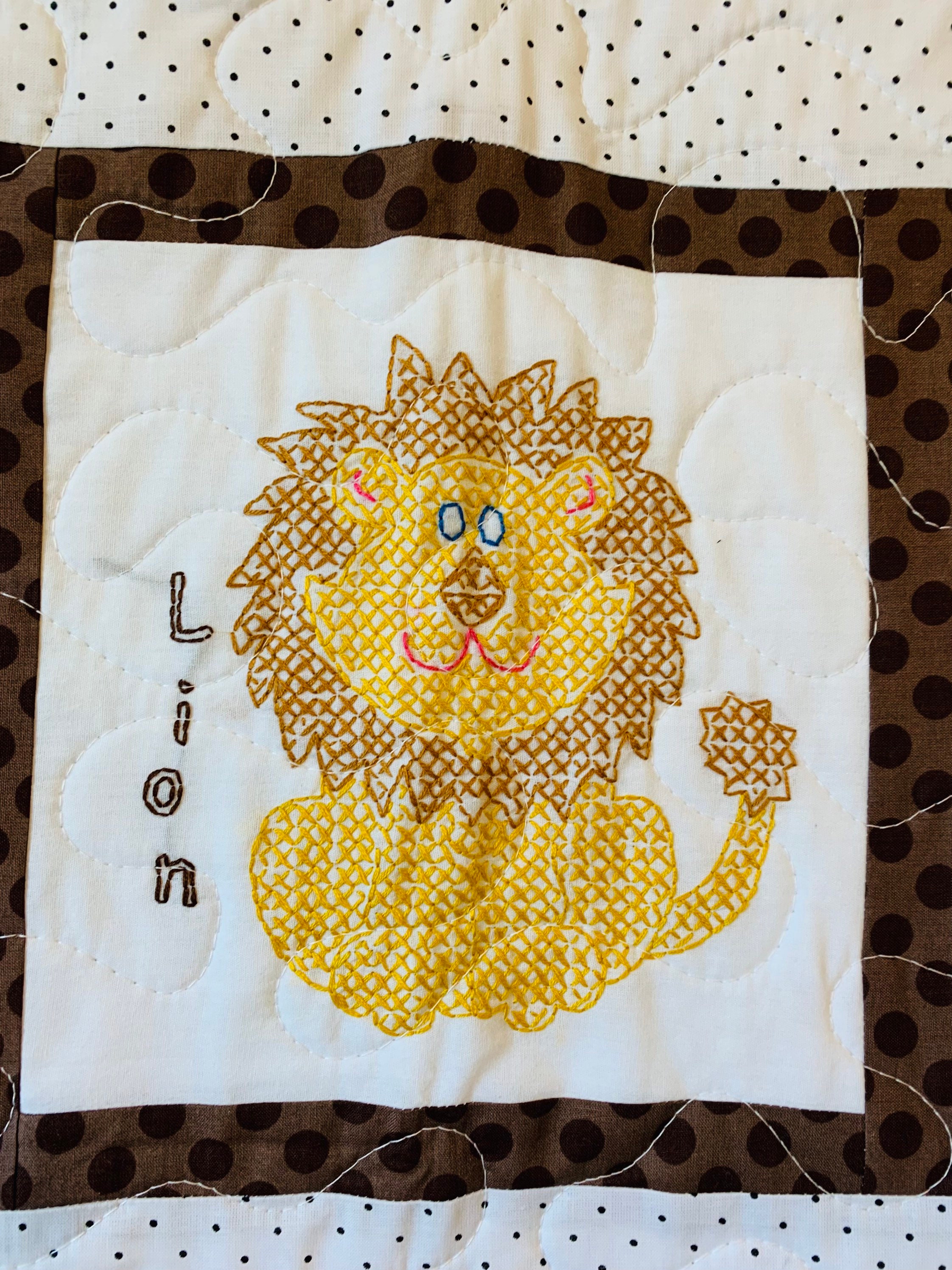 Zoo Animals Baby Quilt - Etsy