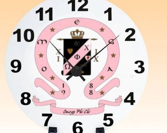 Omega Psi Phi Clock - Etsy