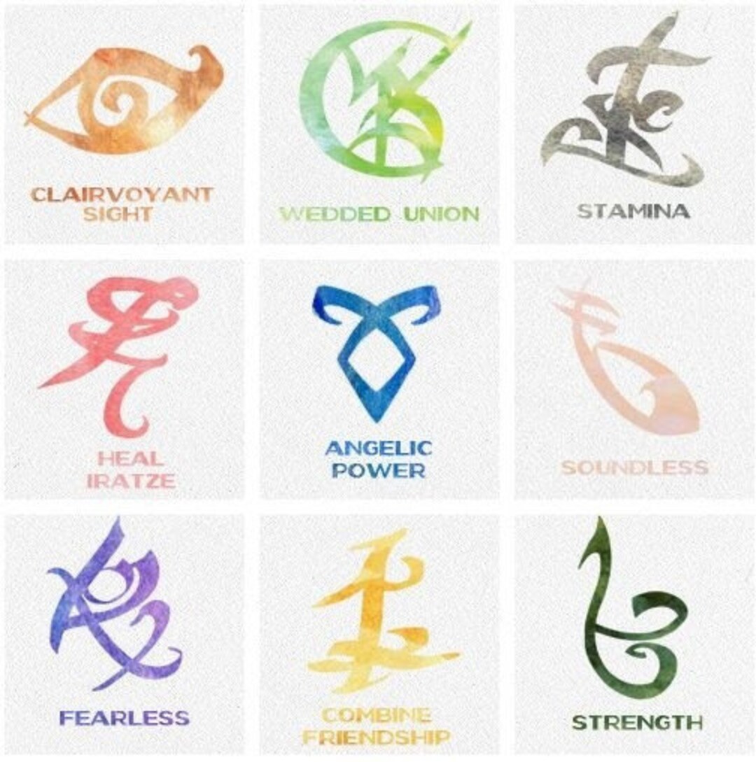 Mortal Instruments Runes Soundless