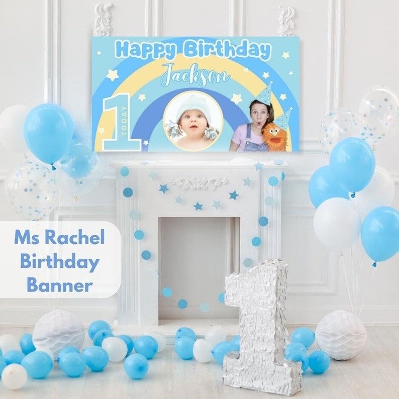 MS RACHEL BIRTHDAY Banner, Ms Rachel Party Decorations, Ms Rachel Party ...