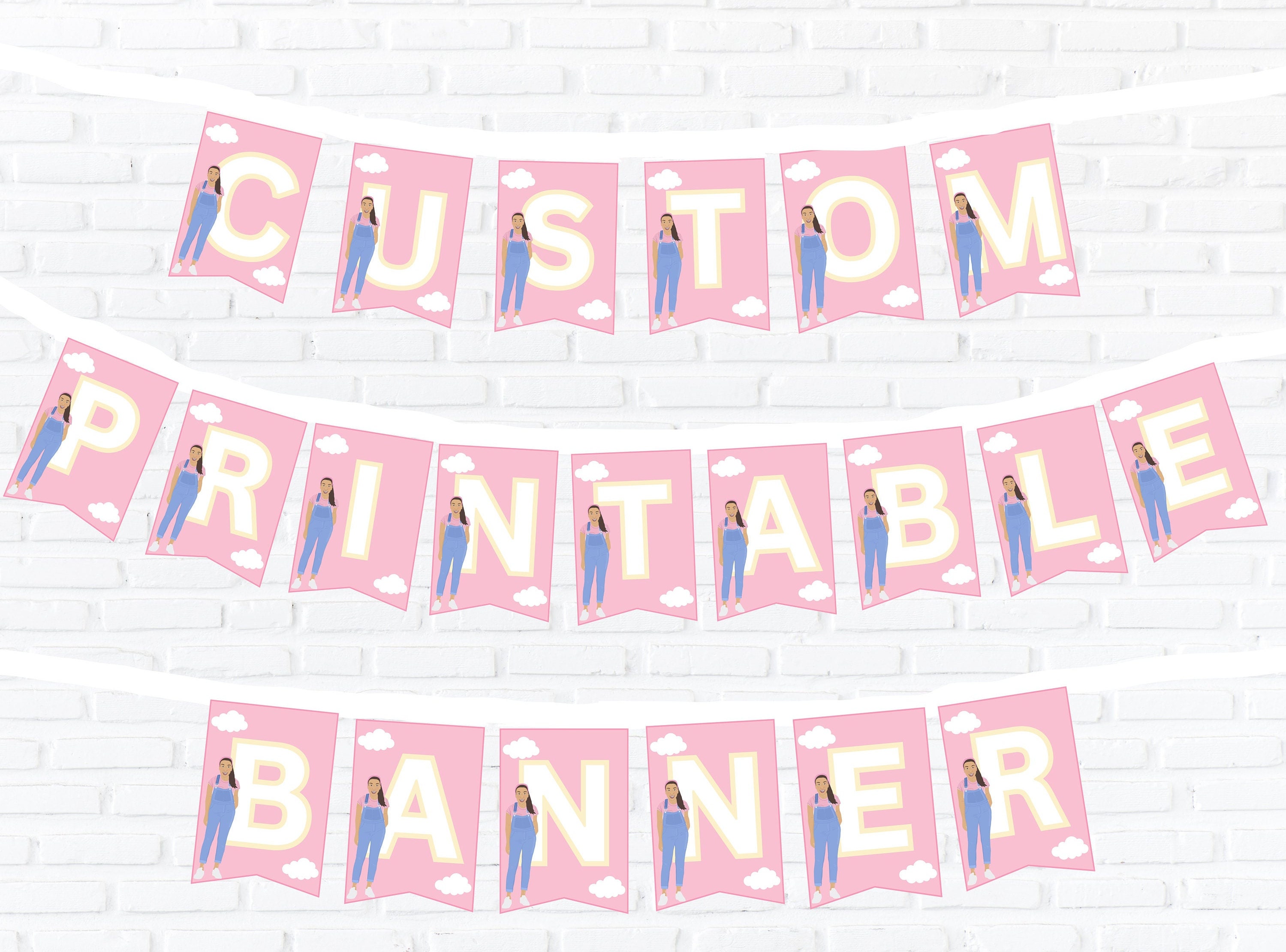 MS RACHEL BANNER, Ms Rachel Party Decorations, Printable, Edit on Canva ...