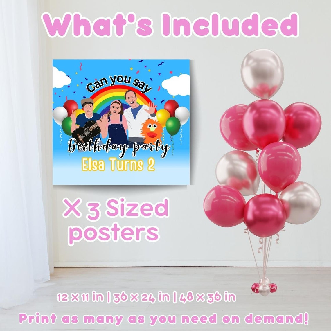 MS RACHEL BIRTHDAY Party Pack Ms Rachel Party Decorations Ms - Etsy