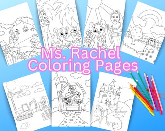 MS RACHEL COLORING Pages, Ms Rachel Party, Printable Ms Rachel ...