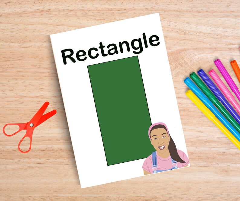 MS RACHEL Shape Flash Cards Fun & Educational Learning Tools - Etsy