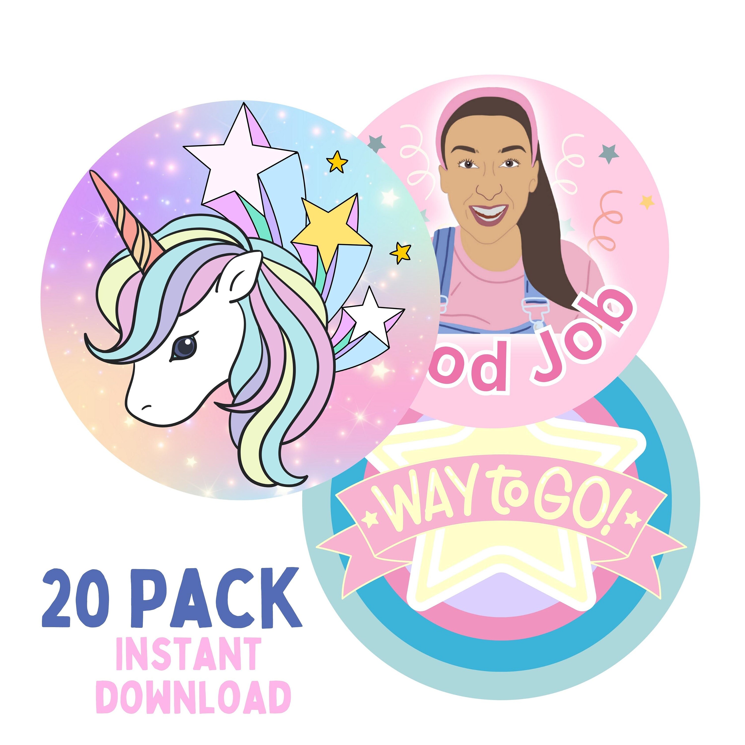 Ms Rachel Stickers | Ms Rachel Party Favors | Downloadable Stickers ...