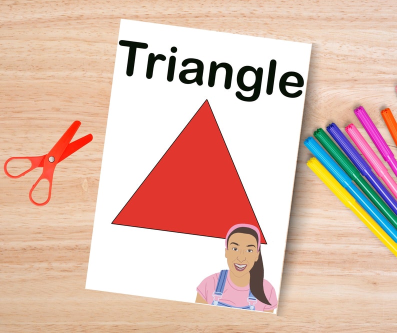 MS RACHEL Shape Flash Cards Fun & Educational Learning Tools - Etsy