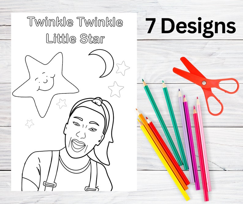 MS RACHEL COLORING Pages Ms Rachel Party Printable Ms Rachel - Etsy ...