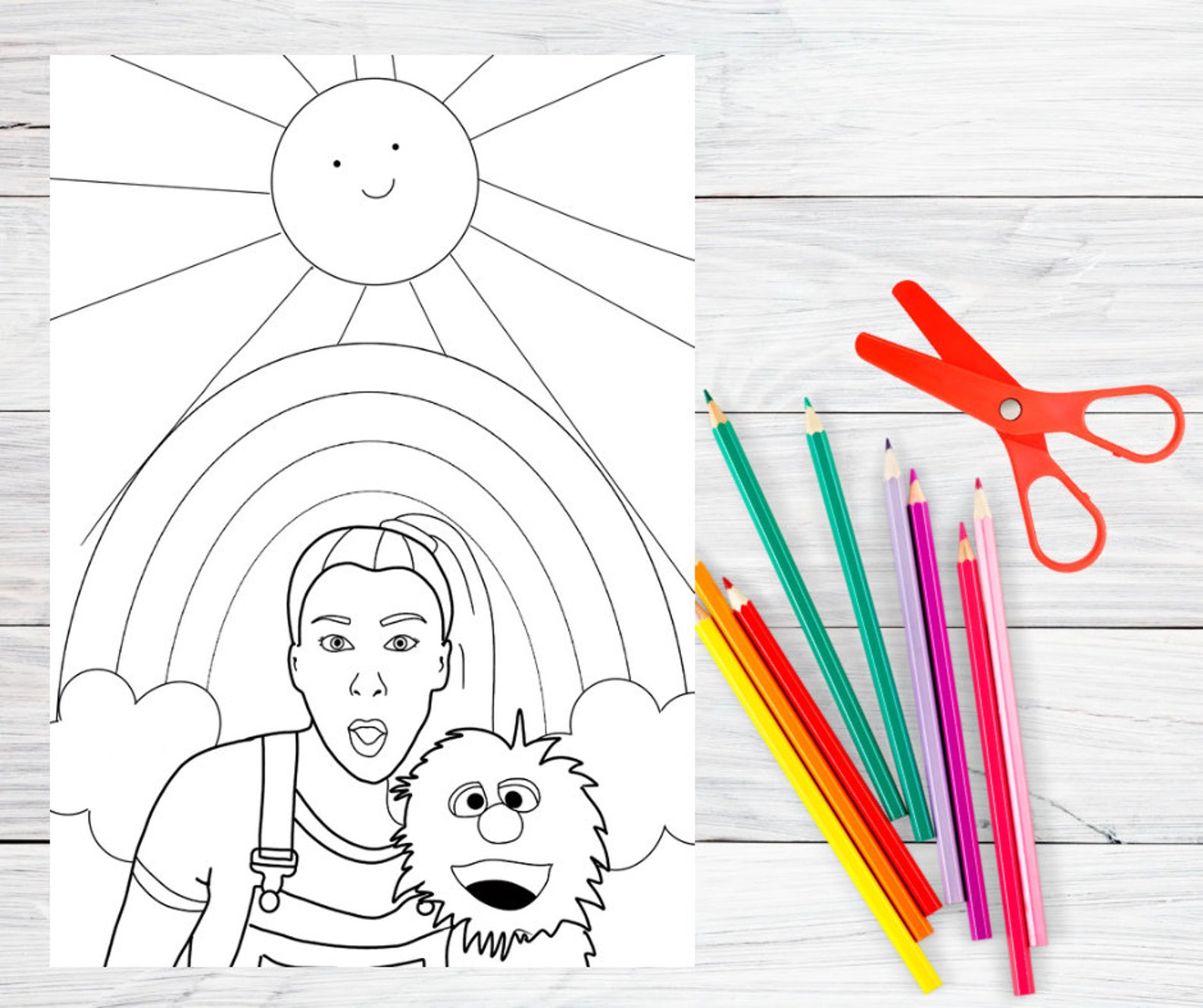 MS RACHEL COLORING Pages, Ms Rachel Party, Printable Ms Rachel ...