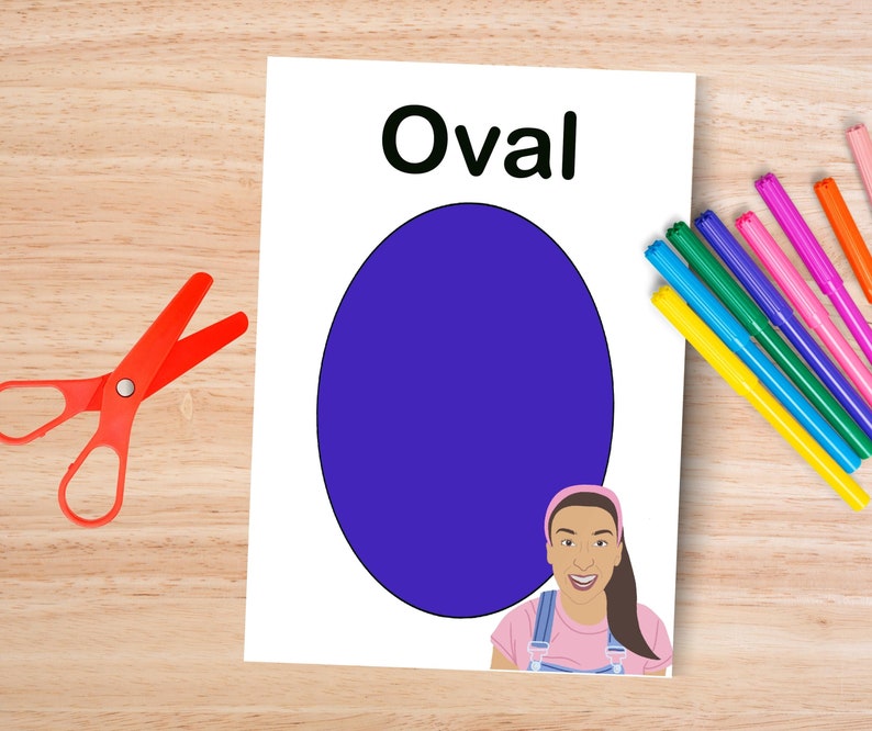 MS RACHEL Shape Flash Cards Fun & Educational Learning Tools - Etsy