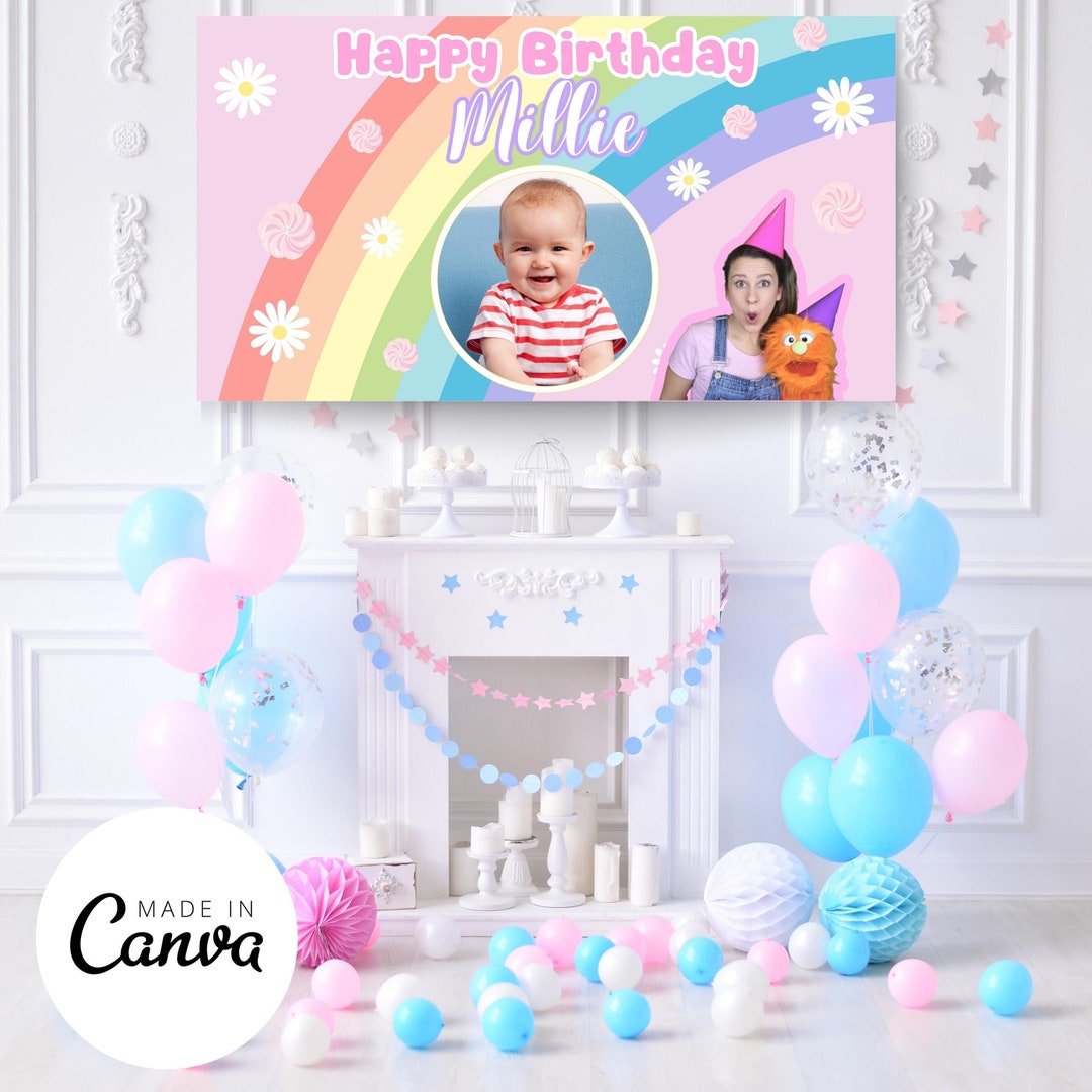 MS RACHEL BIRTHDAY Banner, Ms Rachel Party Decorations, Ms Rachel Party ...