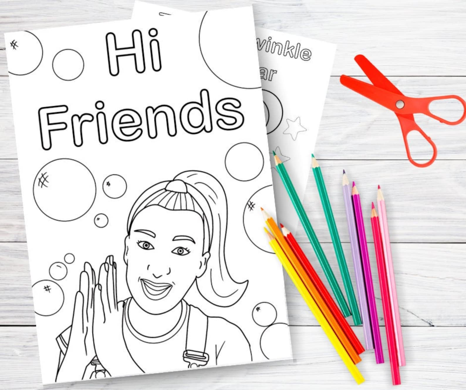MS RACHEL COLORING Pages Ms Rachel Party Printable Ms Rachel - Etsy UK