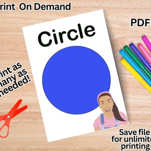 MS RACHEL Shape Flash Cards | Fun & Educational Learning Tools for Kids ...