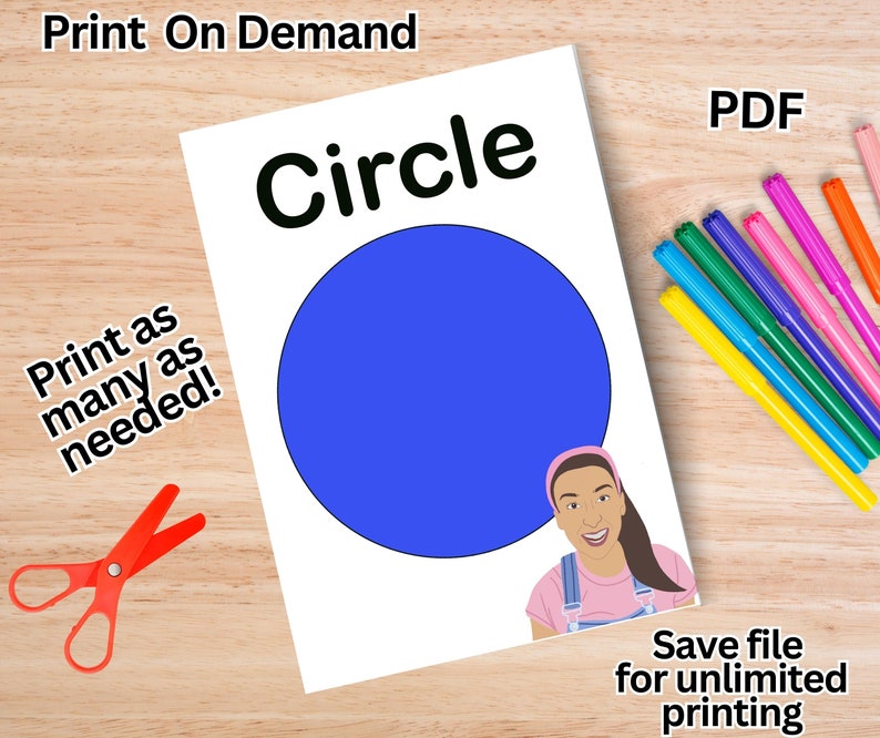 MS RACHEL Shape Flash Cards Fun & Educational Learning Tools - Etsy