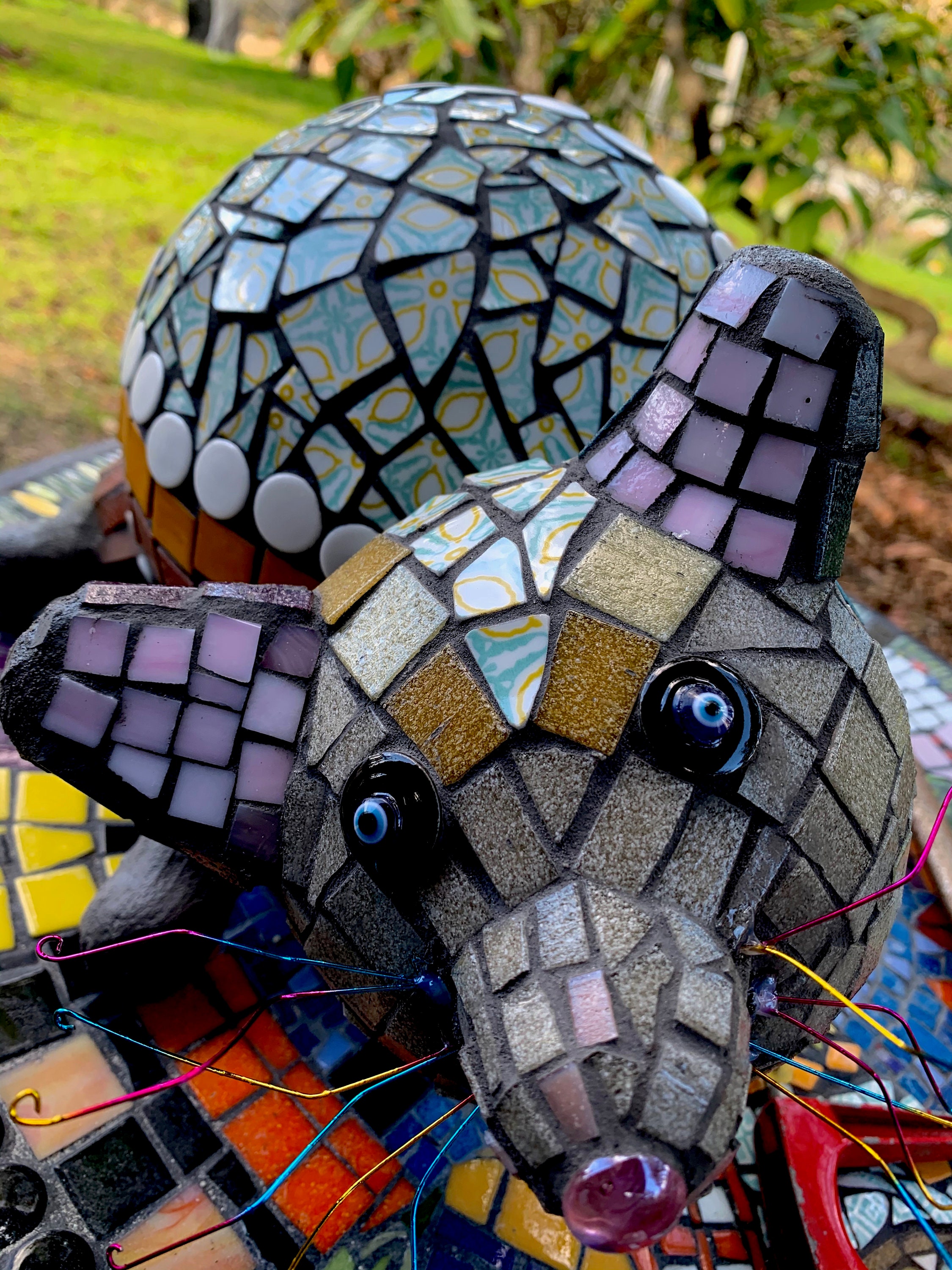 Garden Animals Mosaic Sculptures - Etsy Hong Kong