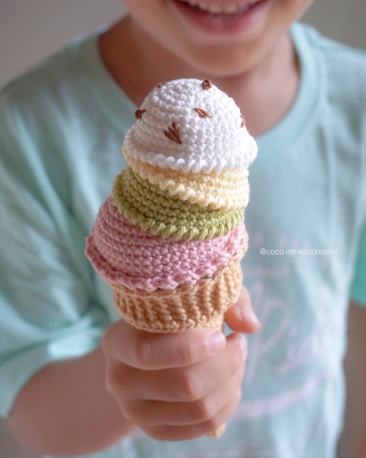 Build Your Ice Cream! Crochet Pattern-file Amigurumi- Crochet Pattern ...