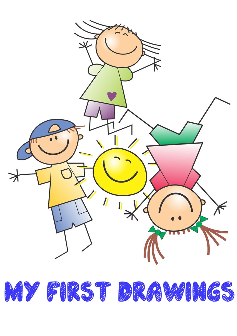 Digital Coloring Pages for Kids at Home, Outside Educational Activity ...