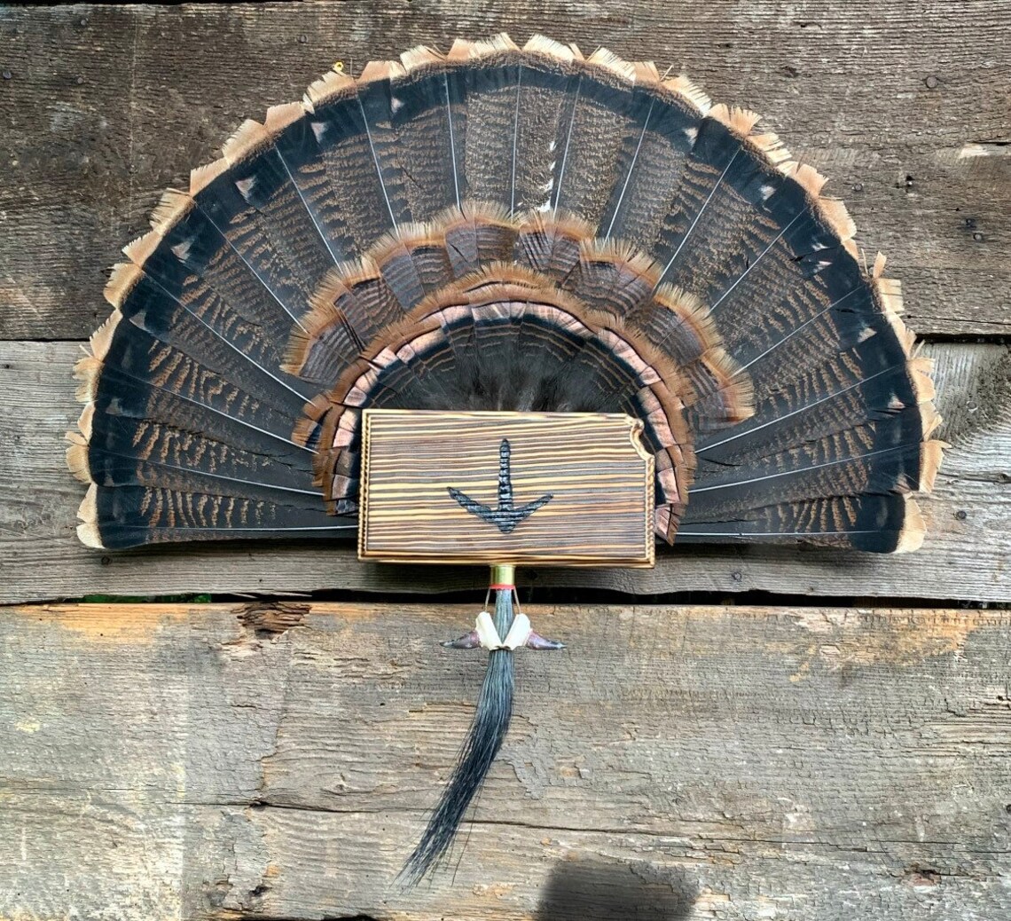 Kansas Turkey Fan Plaque - Etsy