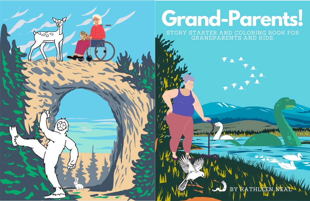 Grandparents Coloring Book! - Etsy