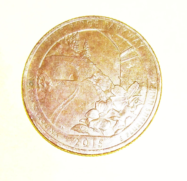 Error Coin, 2015 P N Carolina Blue Ridge Parkway Quarter for Sale - Etsy