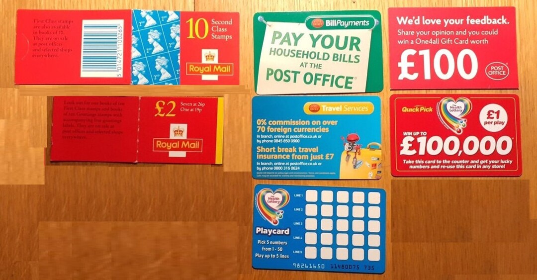 Great Britain Royal Mail Post Office Bundle of 7 Discontinued Items ...