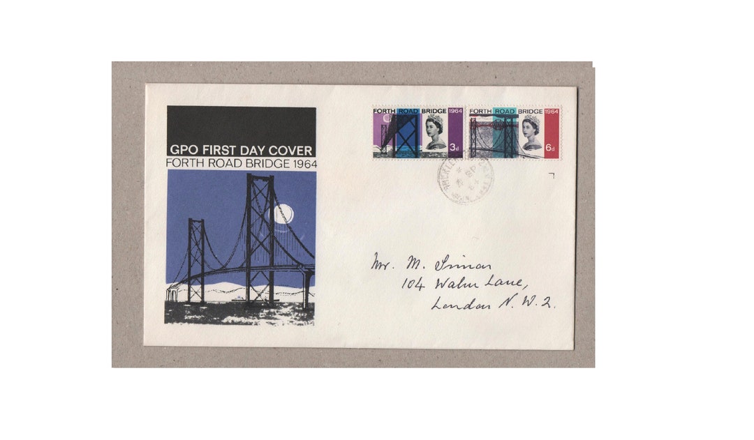 Queen Elizabeth II Vintage 1964 Memorabilia : Opening of Forth Road ...