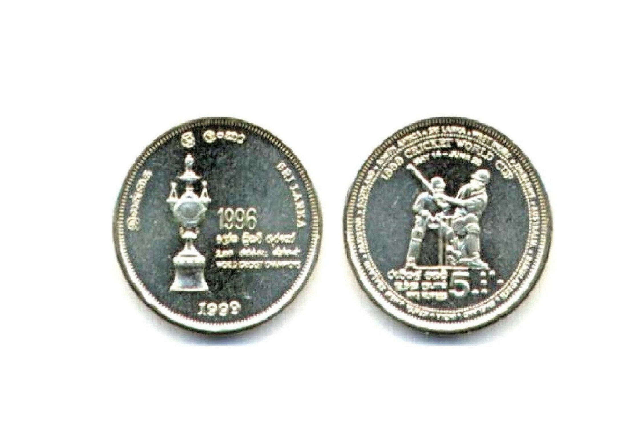 Cricket Coin Marking 1996 Cricket World Cup With Names of All Competing ...