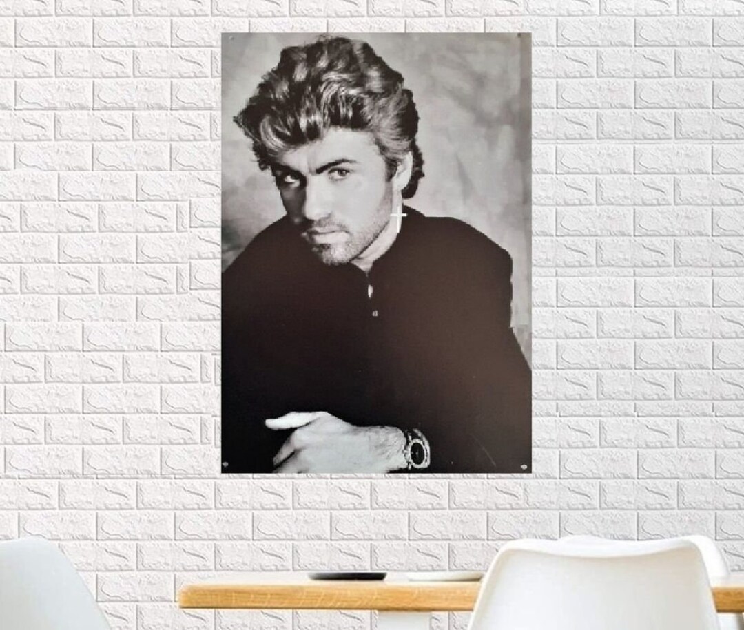 George Michael Metal Wall Art - Superb Finish From Upcycled Metal ...