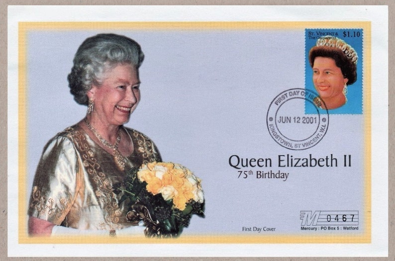 Queen Elizabeth II Memorabilia : HM Queen Elizabeth 75th Birthday First ...