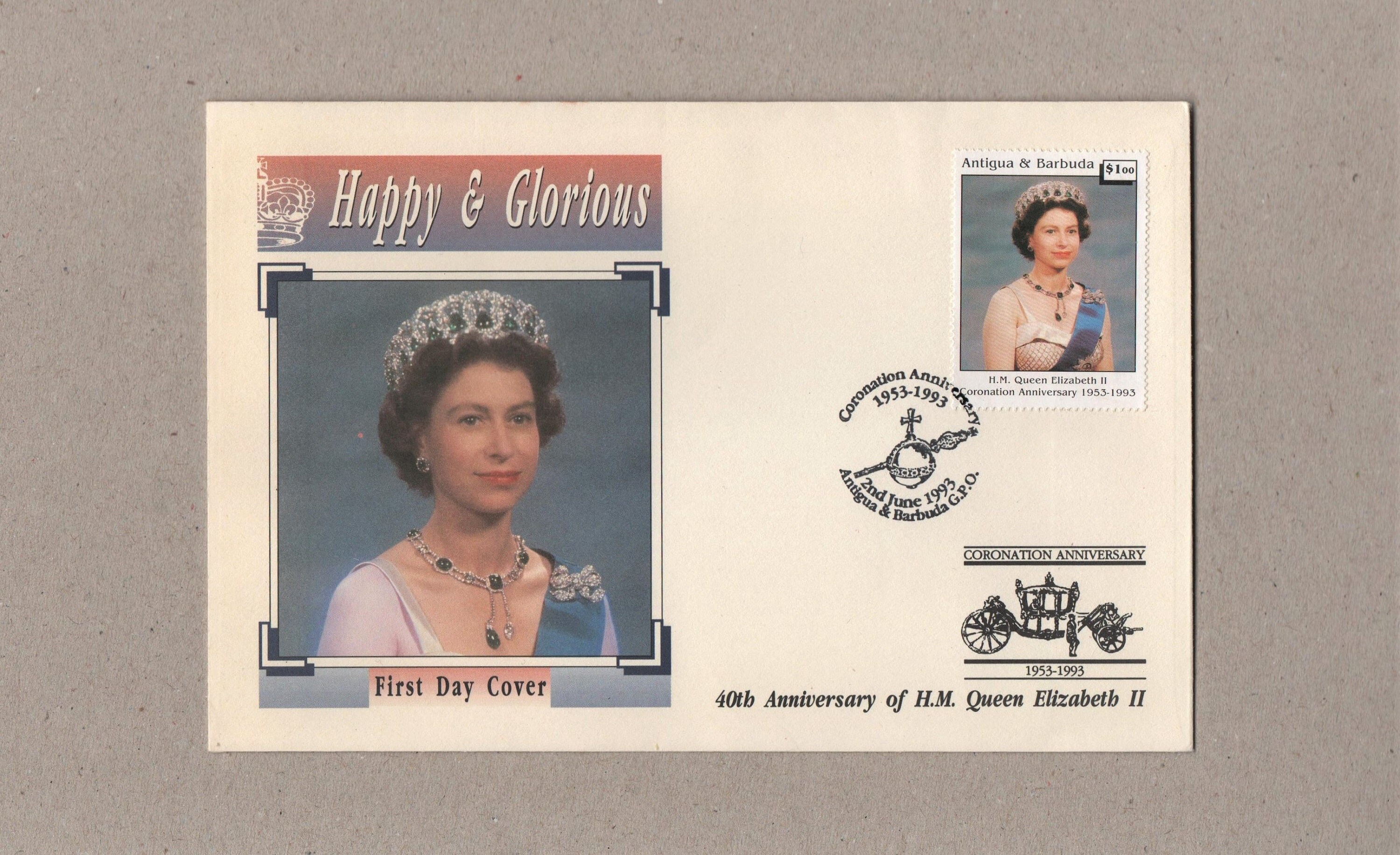 Queen Elizabeth II Memorabilia : - 40th Coronation Anniversary EXTRA ...