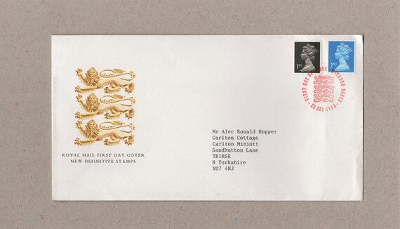 Queen Elizabeth II Vintage Memorabilia 1989 GB Postal Cover - Etsy