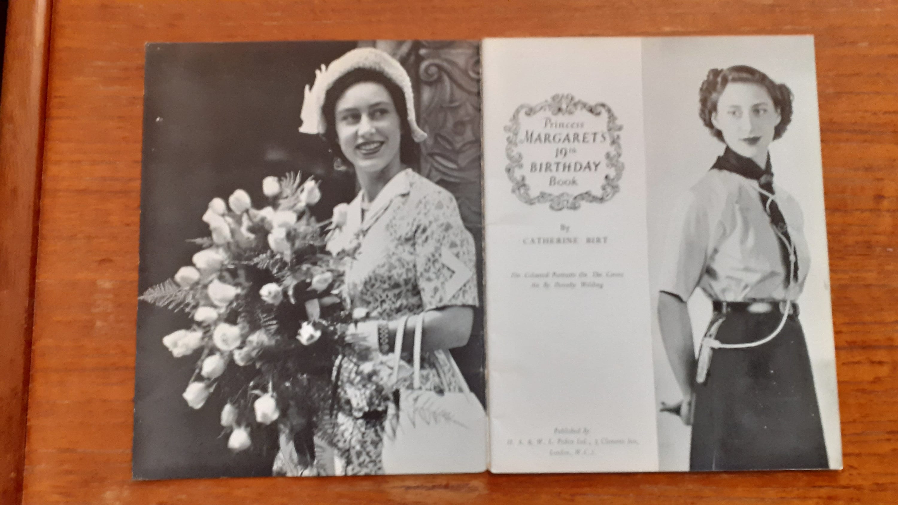 H.R.H. Princess Margarets 19th Birthday Book by Catherine Birt PITKINS ...