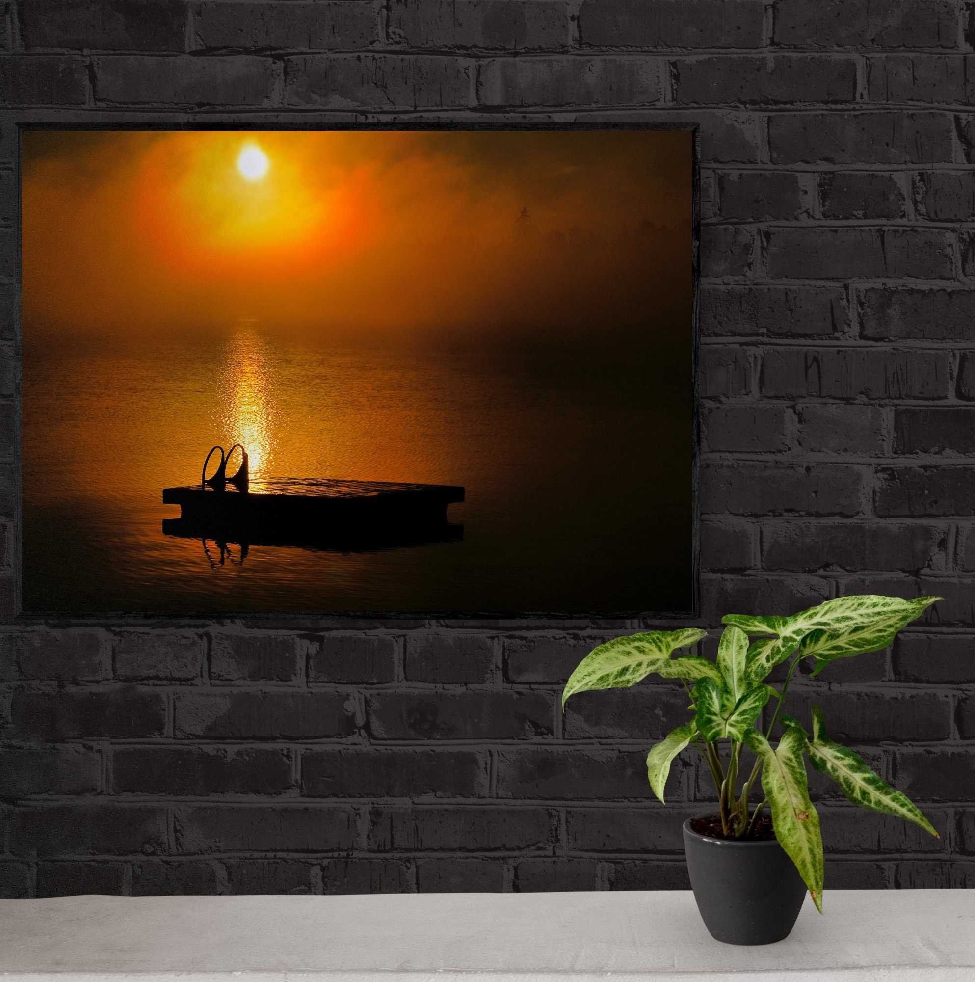 Morning Dock, Floating Dock, Print, Lake Wall Art, Photo, Image, Lake ...