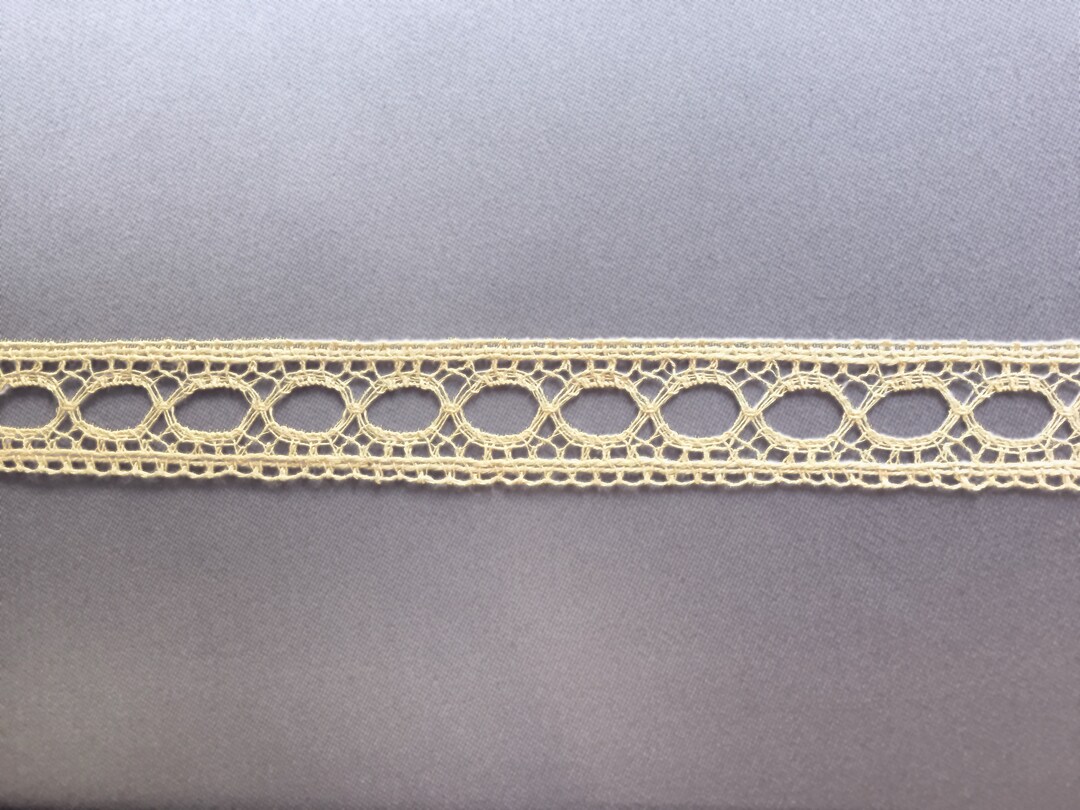 1/2 Vintage Nude Color Circle Pattern Lace Trim - Etsy