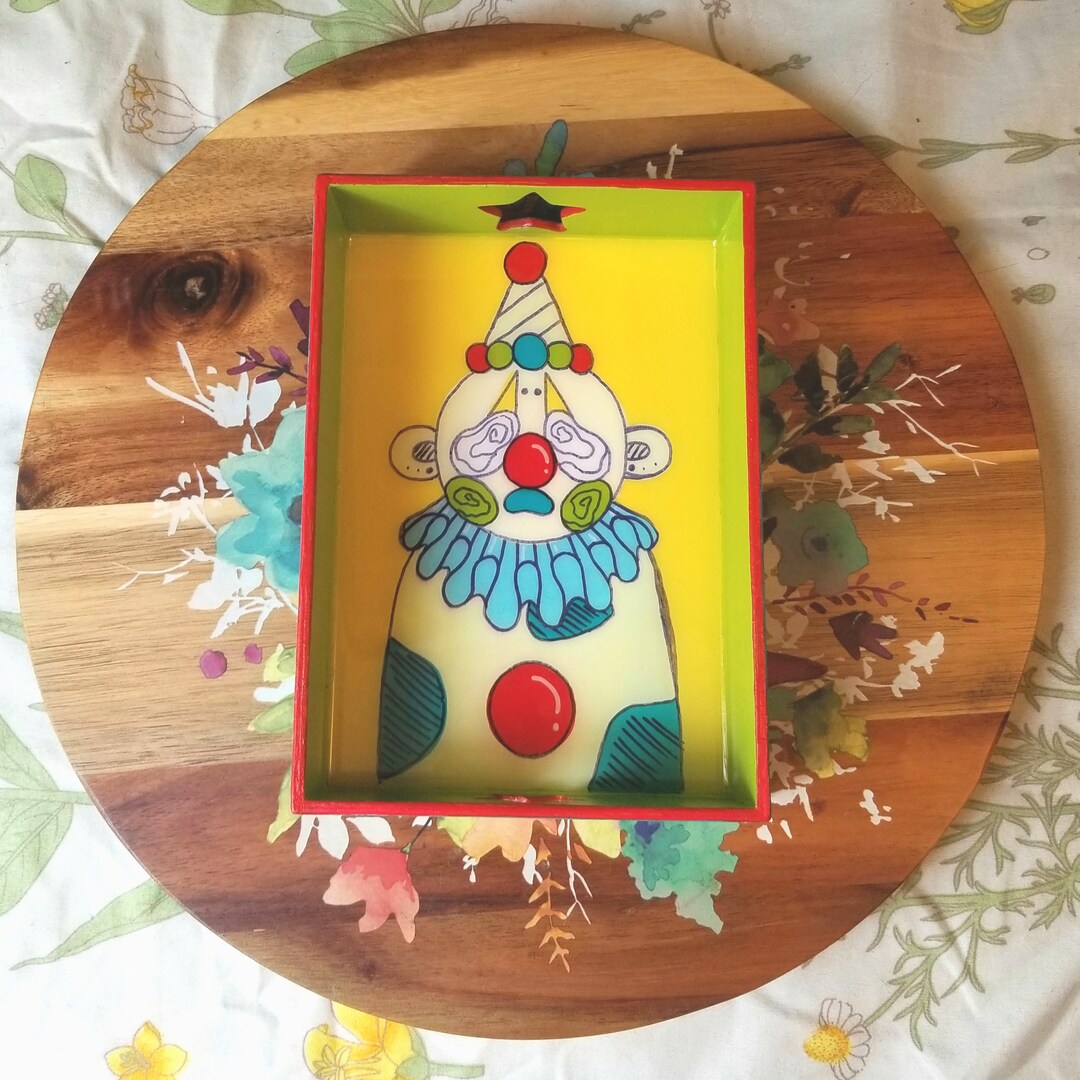 Clown Trinket & Rolling Trays - Etsy