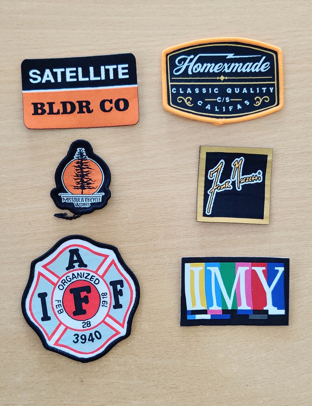 Customized Woven Patches, Woven Damask High Density Patches, Along With ...