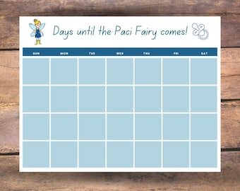 Printable Paci Fairy Countdown - Etsy