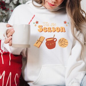 Mexican Christmas Tis the Season Sweatshirt | Concha Pan Dulce ...