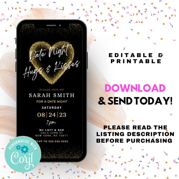 Date Night Printable - Etsy