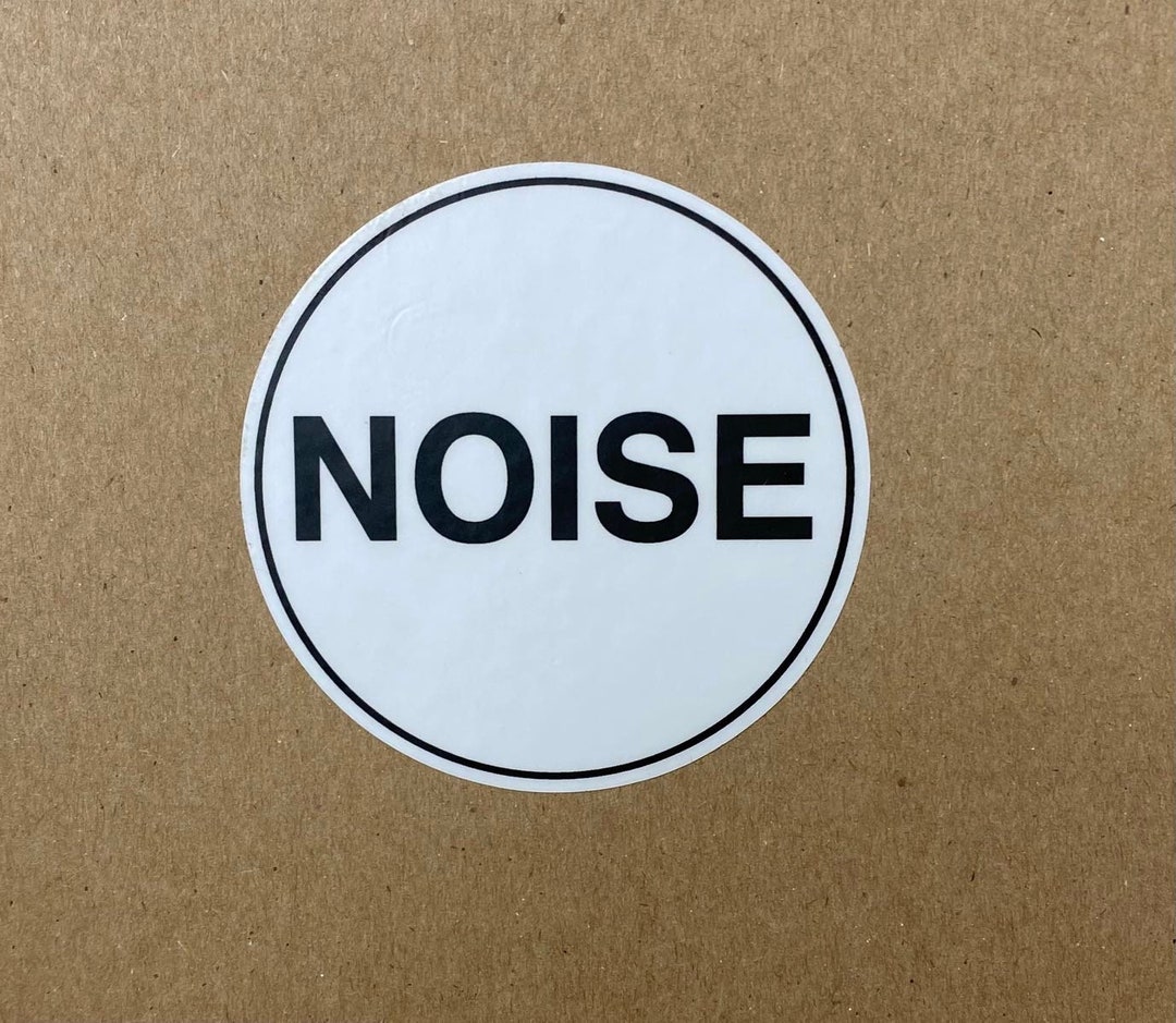 Noise Sticker - Etsy