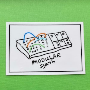 Modular Synthesizer Sticker - Etsy